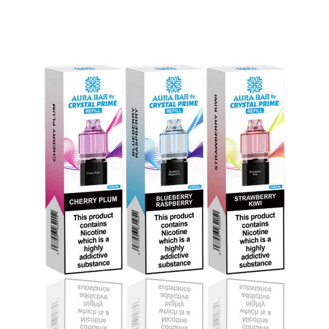 Aura bar 10k Pods & Refill by Crystal Prime £5.75